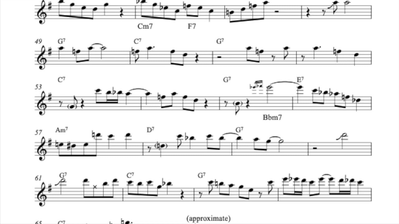 Some Other Blues - John Coltrane Transcription - YouTube