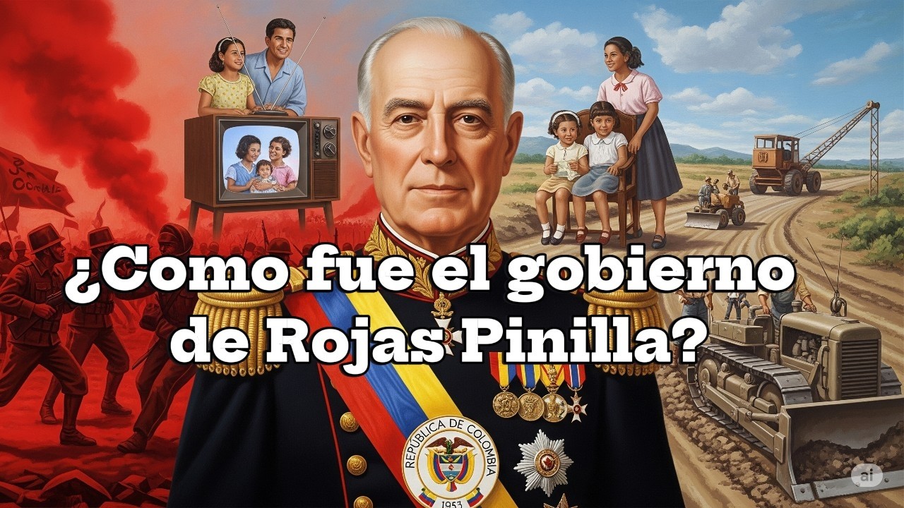 ¿Como fue la DICTADURA de ROJAS PINILLA? - YouTube