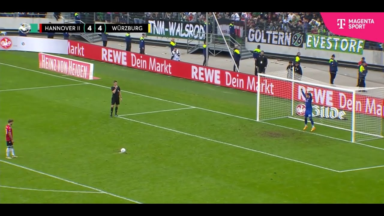 Eric Uhlmann schießt Hannover 96 ll in die 3.Liga 🤯 | 3.Liga - YouTube