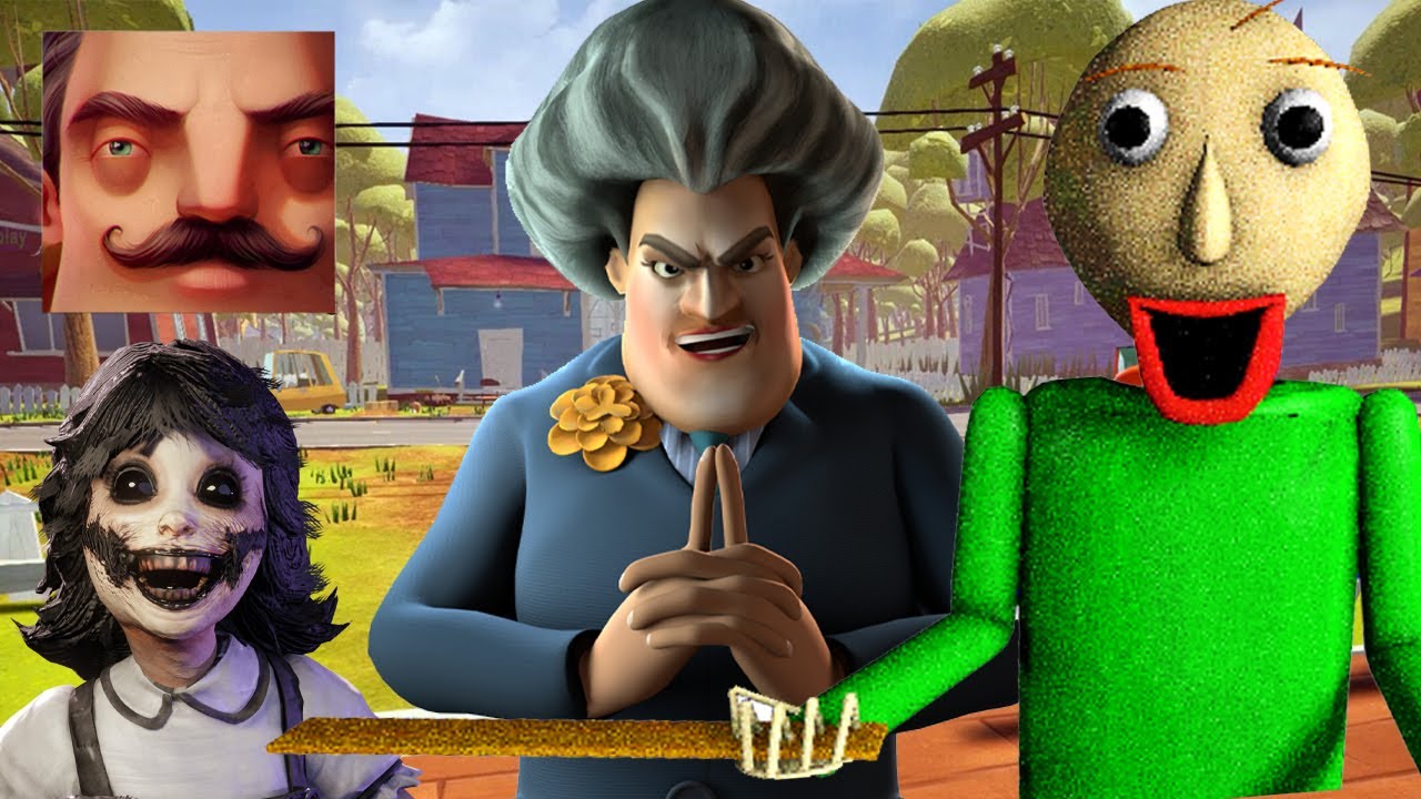 Hello Neighbor - New Secret Neighbor Baldi Agatha TMNT Leo Scary ...