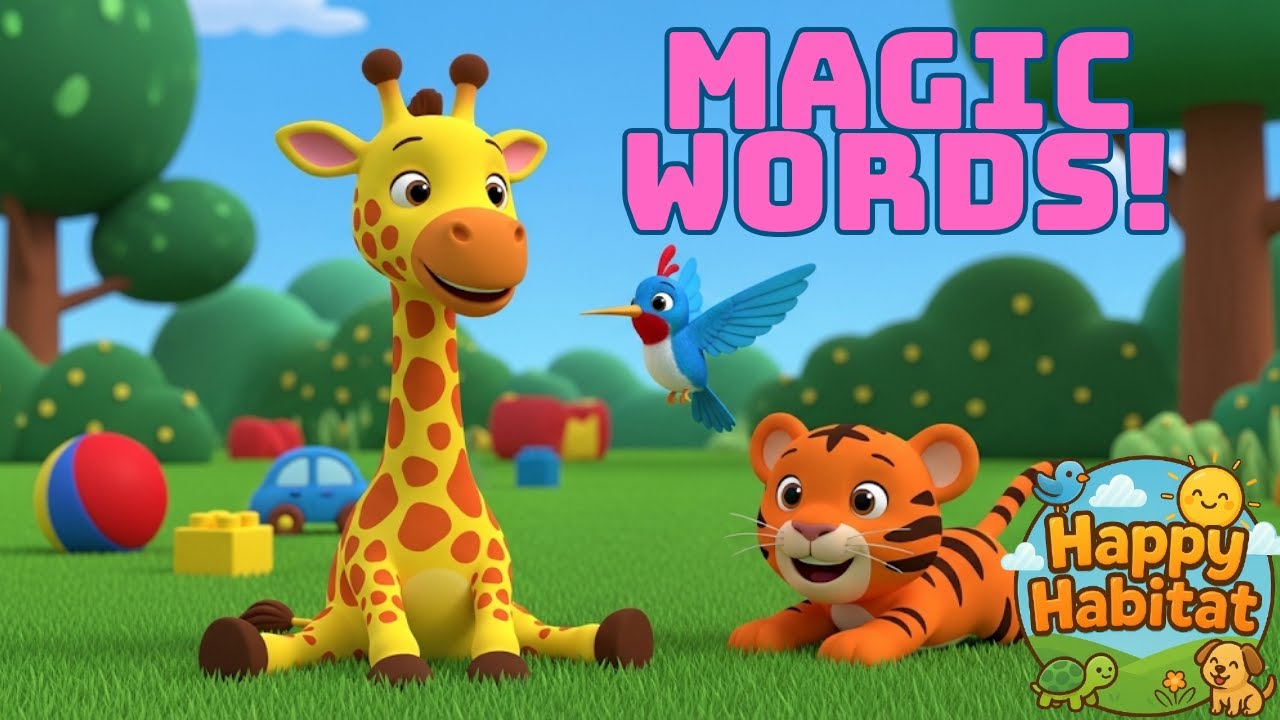 Magic Words Song | Fun & Educational Song for Children - YouTube