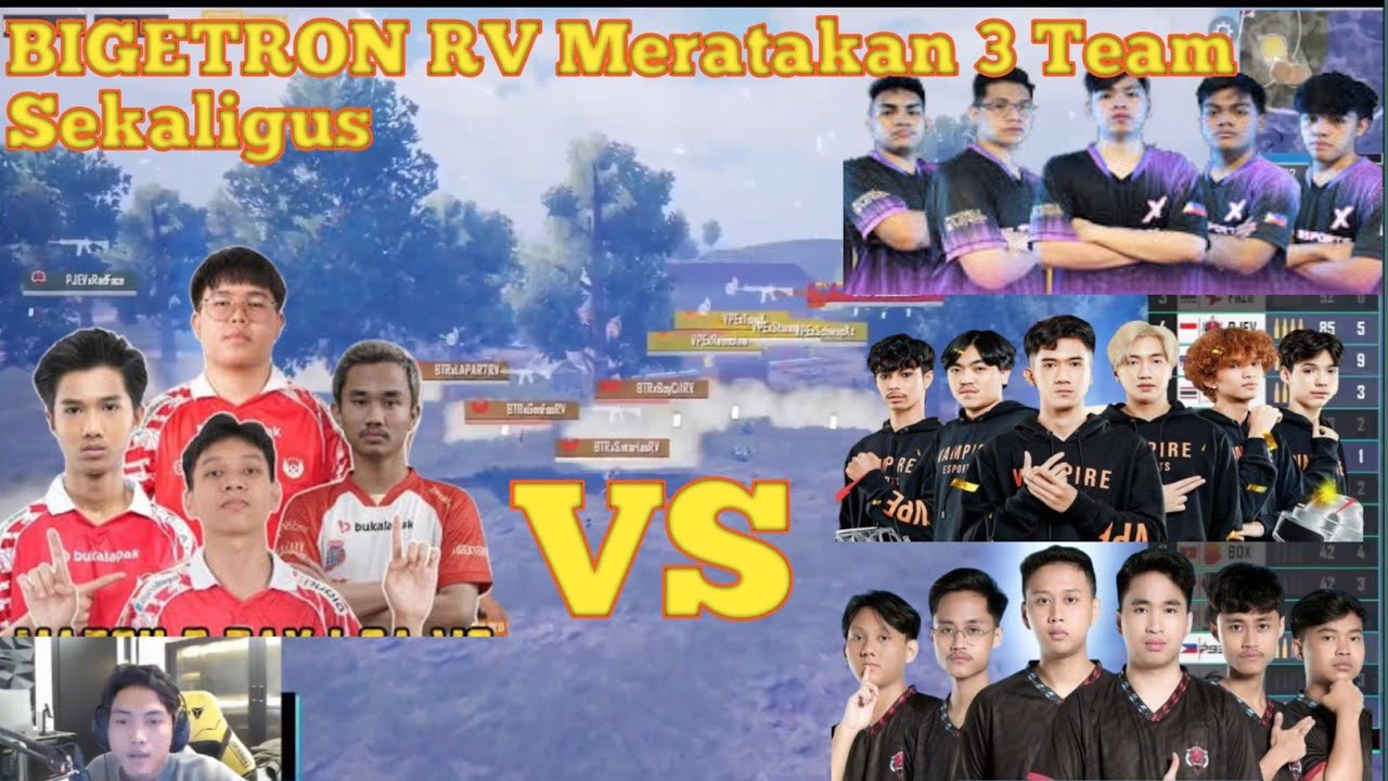 BIGETRON RV Meratakan PJEV,XIA,VEMPIRE Dengan Sekejap || PMSL PUBG ...