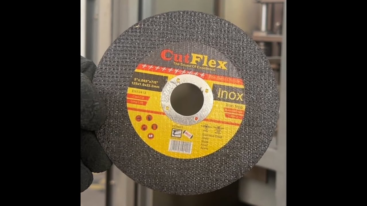 CutFlex 125x1x22 2mm 230cuts - YouTube