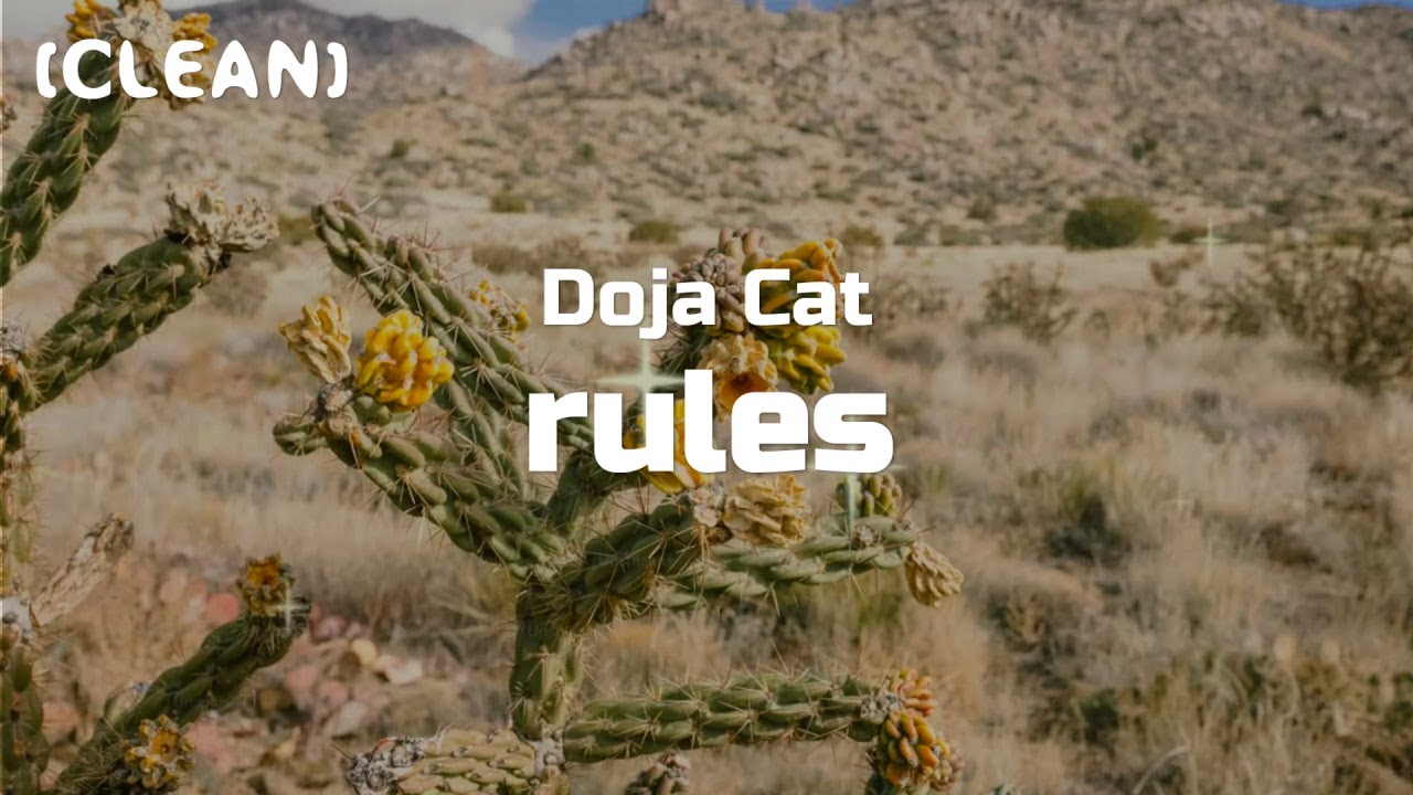 Doja Cat - Rules (Clean - Lyrics) - YouTube