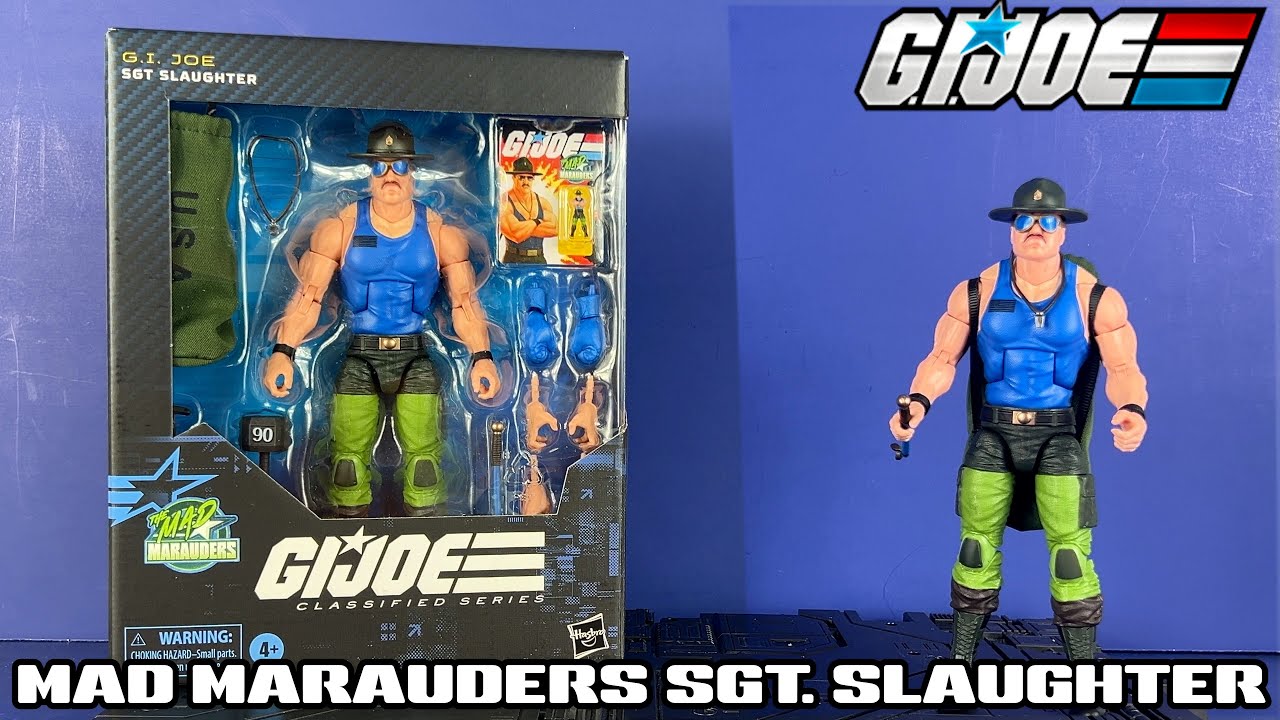 G.I. Joe Classified #129 Mad Marauders SGT. SLAUGHTER Review - YouTube