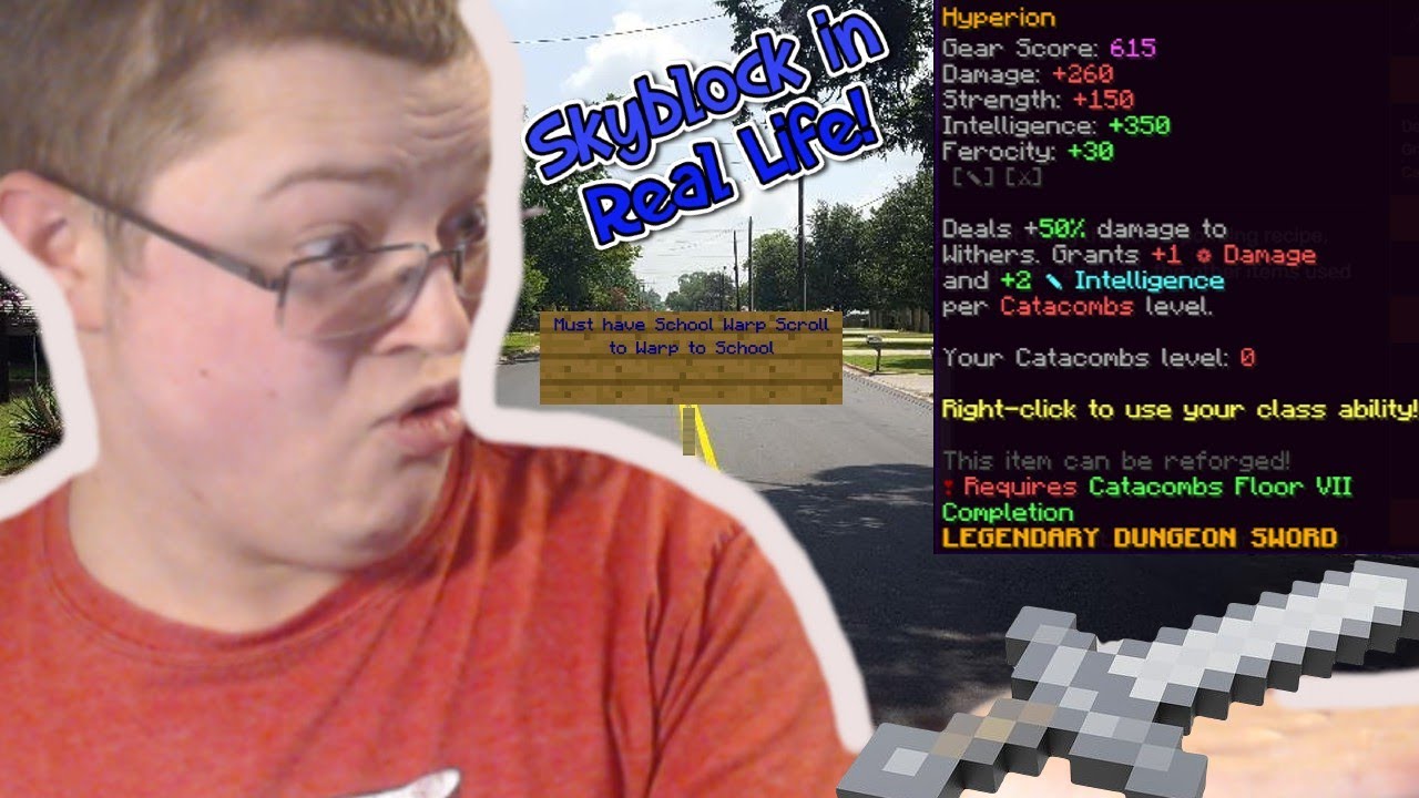 If Hypixel Skyblock Logic Applied in Real Life - YouTube