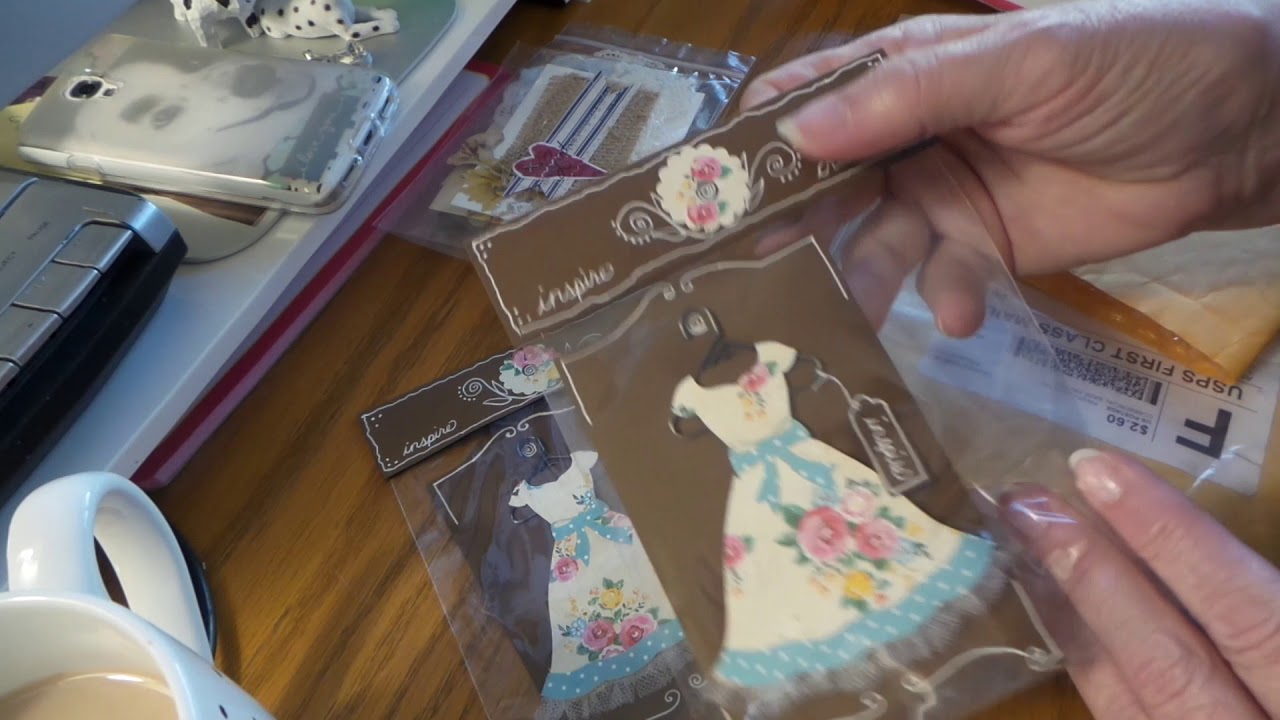 Beautiful Embellishment Clusters using our scraps - YouTube