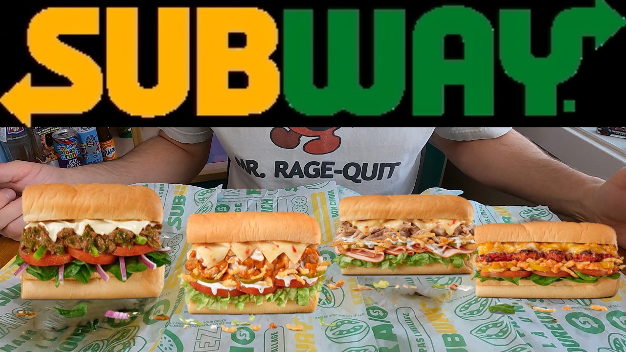 Taste Testing Subway Signature Series Subs 16-19 - YouTube