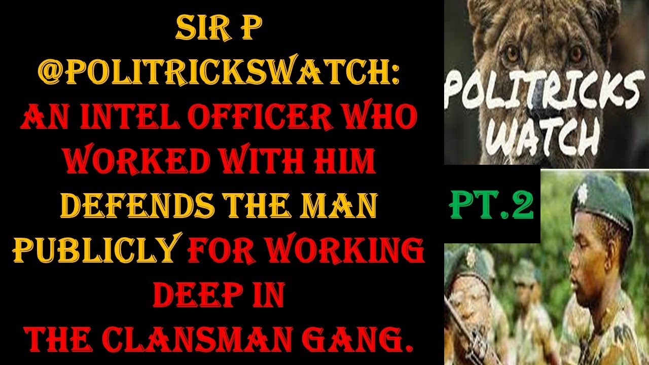 SIR P @POLITIRICKSWATCH FRIEND DEFENDS HIS HONOR PUBLICLY AS A PATRIOT ...