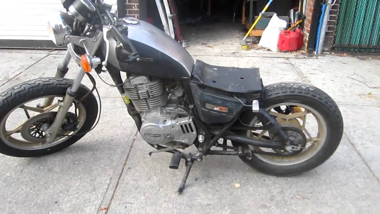 81 Suzuki GN400 - YouTube