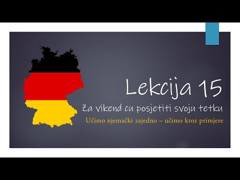 (A1) LEKCIJA 15 - WERDEN (BUDUĆE VRIJEME)