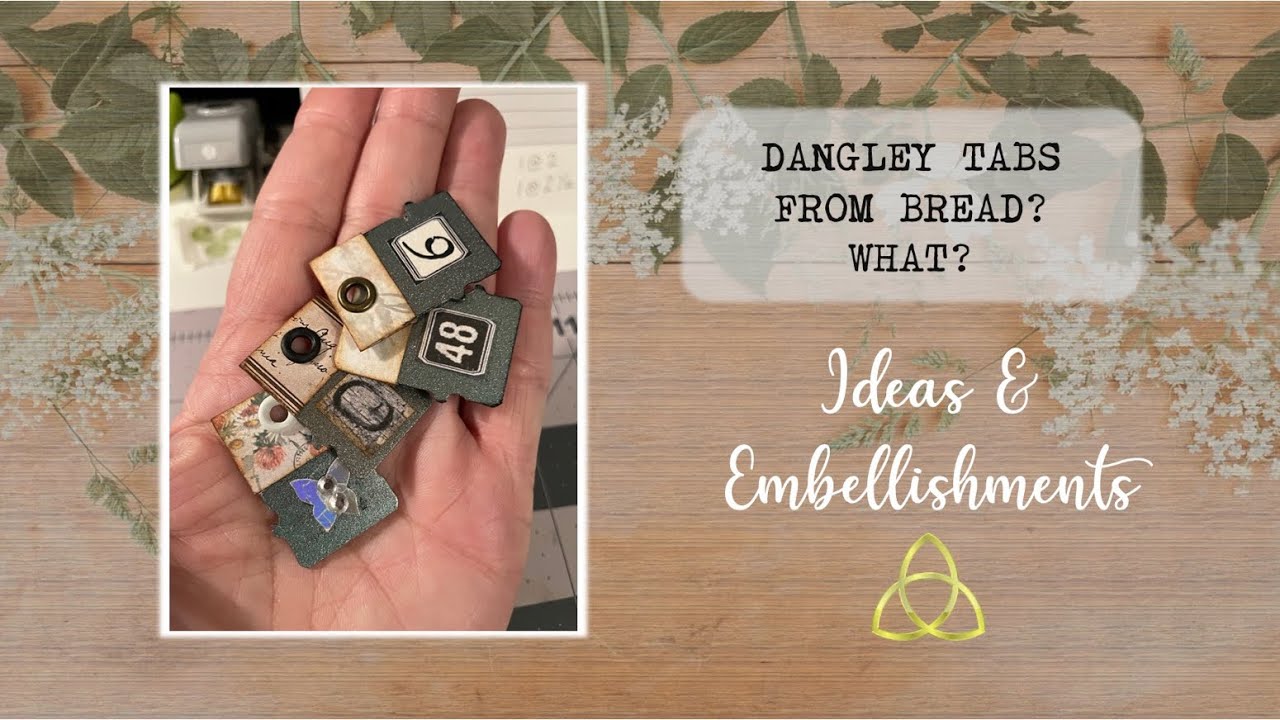 Trash to Treasure! Double Dangle Bread Tags! - YouTube