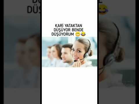 Karı yataktan düşüyor bende düşüyorum