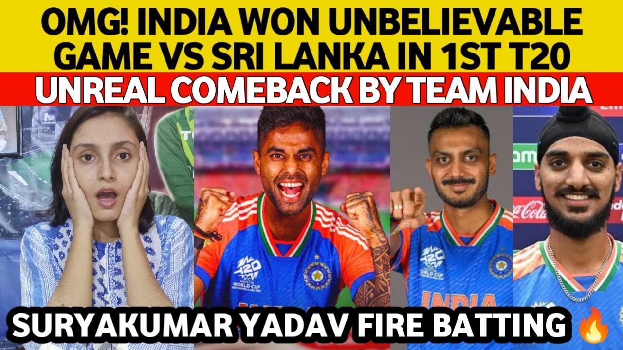 OMG! India Won Unbelievable Game Vs Sri Lanka In 1st T20 | UNREAL ...