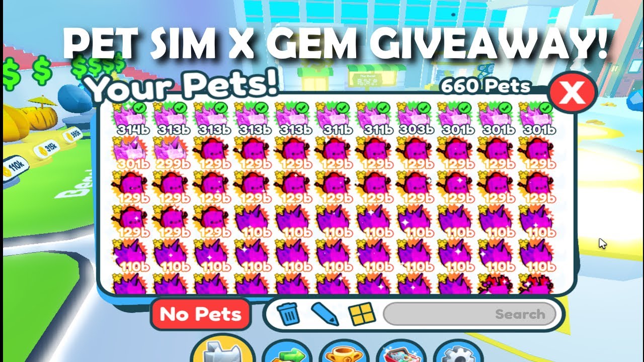 🔴ROBLOX LIVE! Pet Simulator X Giveaway Live🎅& Gem Giveaway💎!CHRISTMAS ...