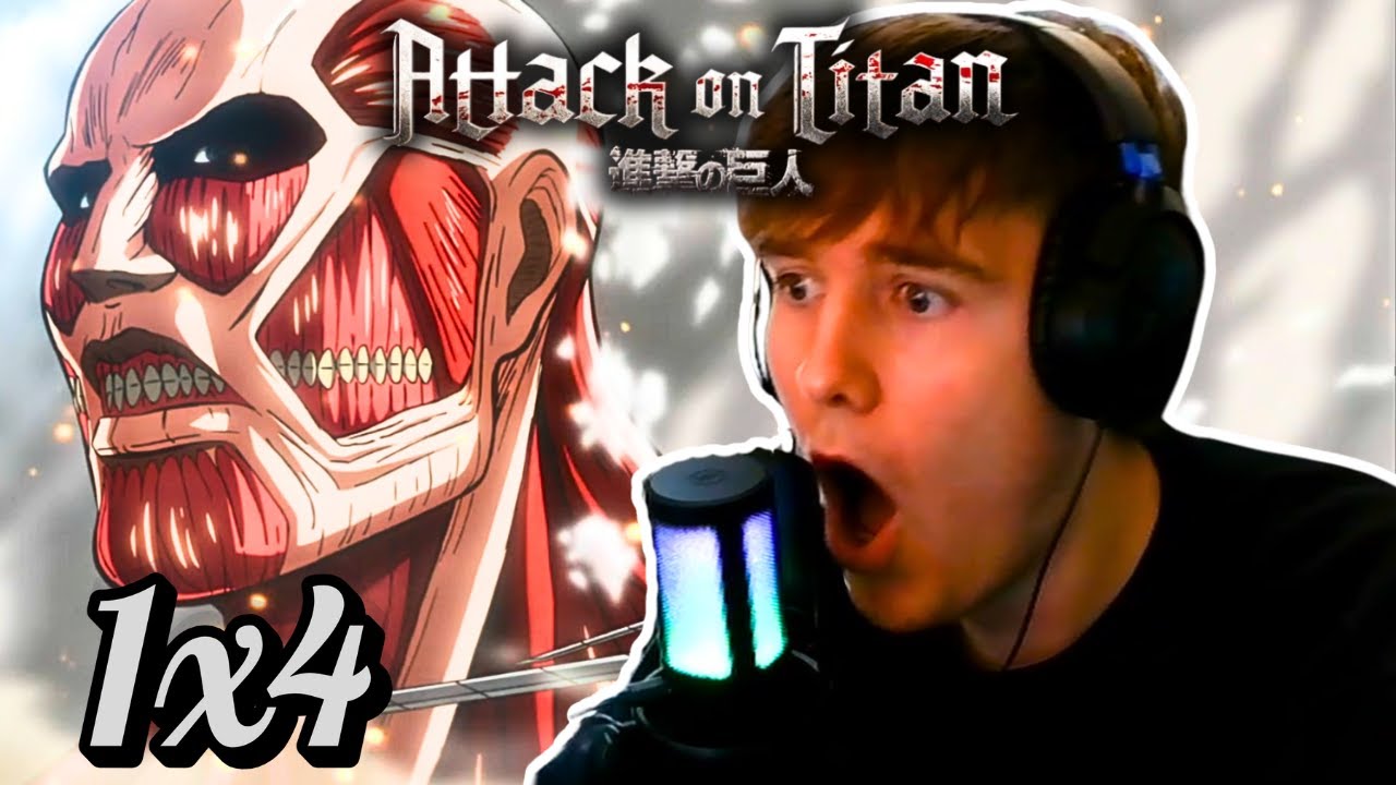 THE COLOSSAL TITAN IS BACK?! *ATTACK ON TITAN* SEASON 1 EP 4 REACTION ...