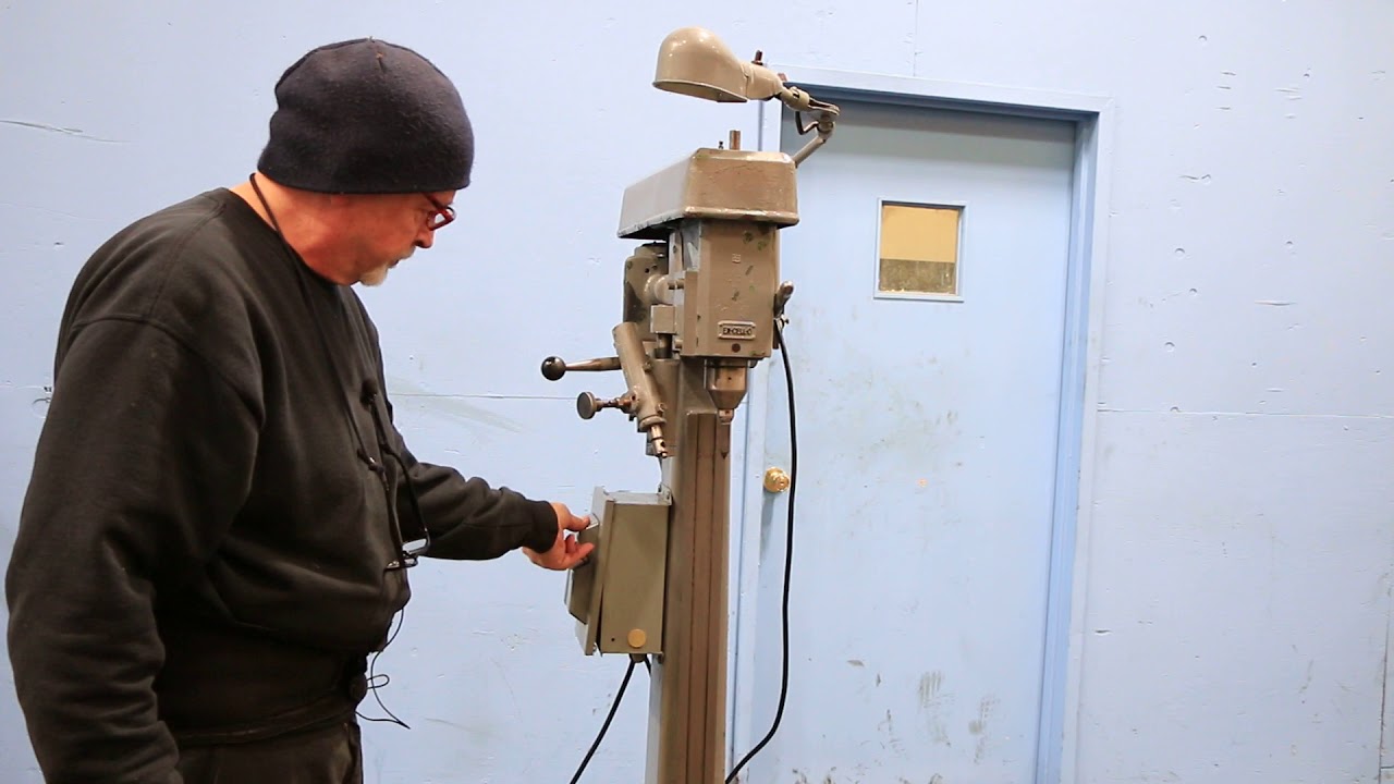 EX-CELL-O CENTER LAPPING MACHINE - YouTube