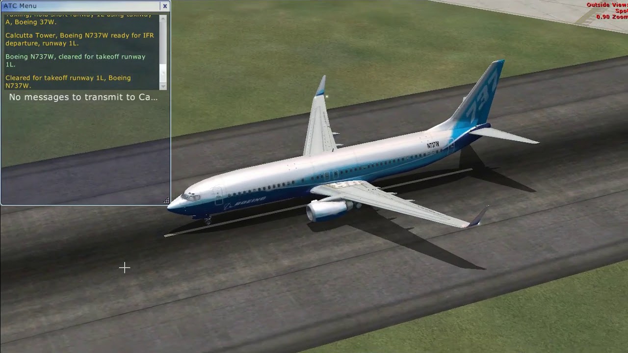 Kolkata(VECC) to Delhi(VIDP) full flight Boeing 737-800 FSX. - YouTube
