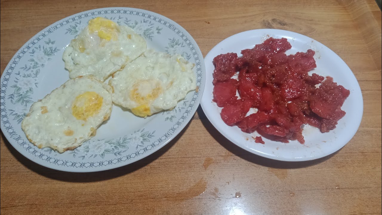 Tocino & Egg Perfect Combination / Tocino at Itlog Recipe #tocino #egg ...