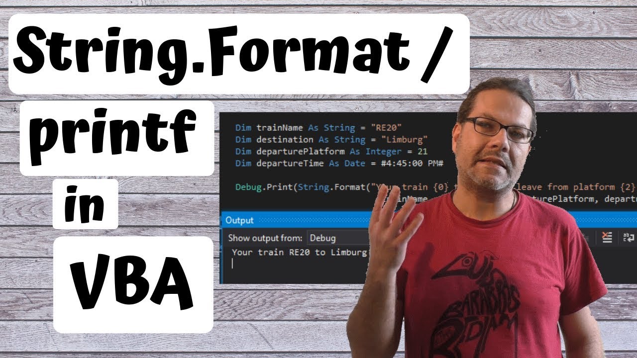 String Format Printf In VBA YouTube String Format Printf In VBA YouTube
