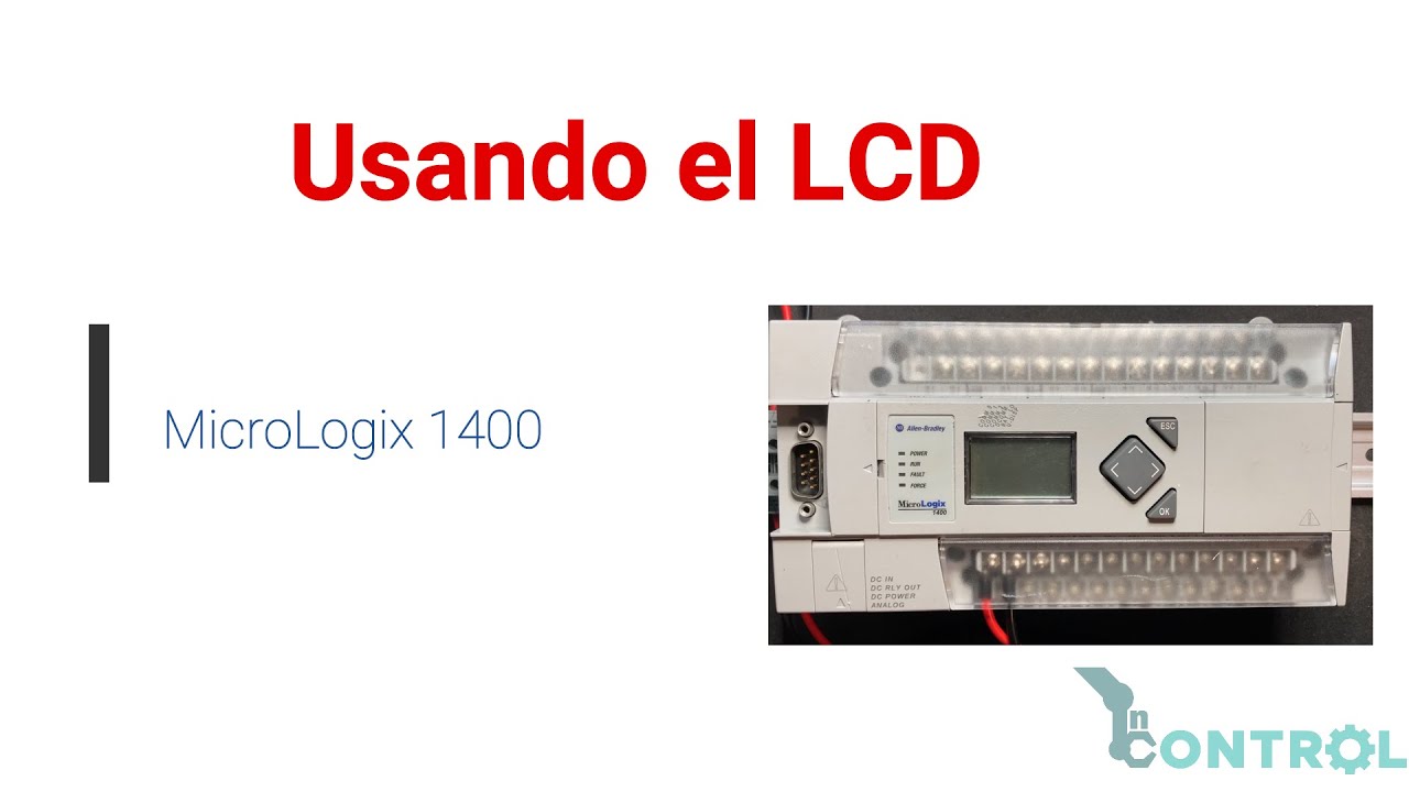 Menu del MicroLogix 1400 - YouTube