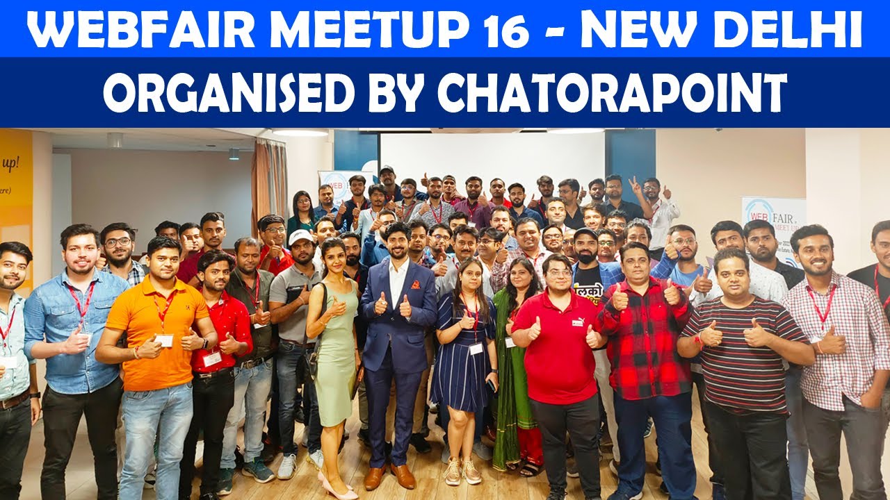 WebFair Meetup 16 New Delhi Short Video - Web & Digital Marketing Event ...