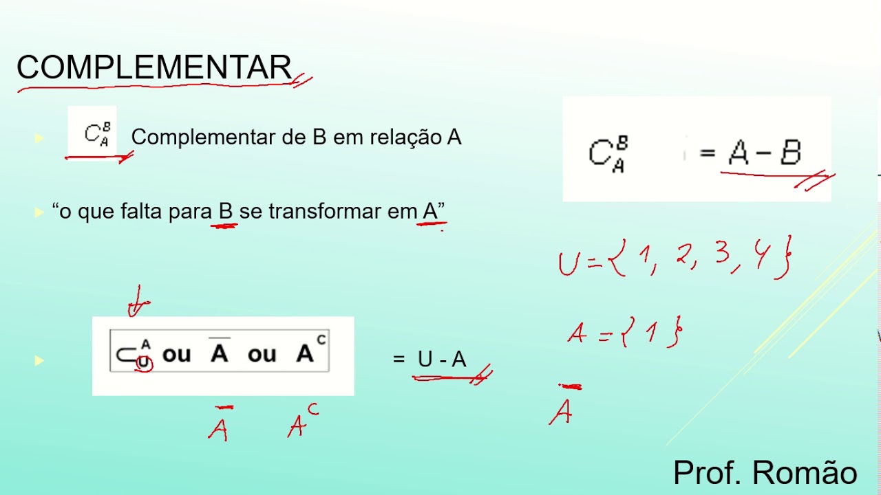 Teoria dos Conjuntos - parte 2 - YouTube