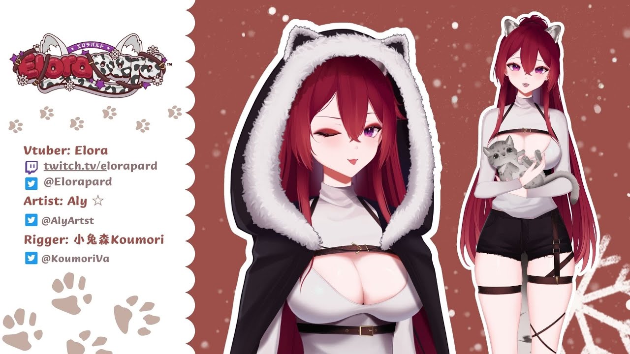 Vtuber Rig Commission Showcase #14 Elorapard - YouTube