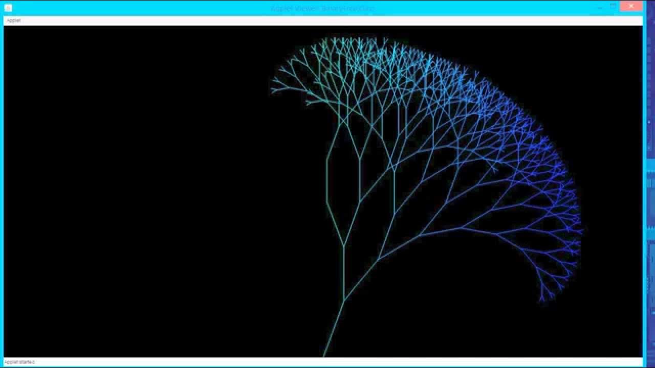 Java : Colorful Binary Tree Animation - YouTube