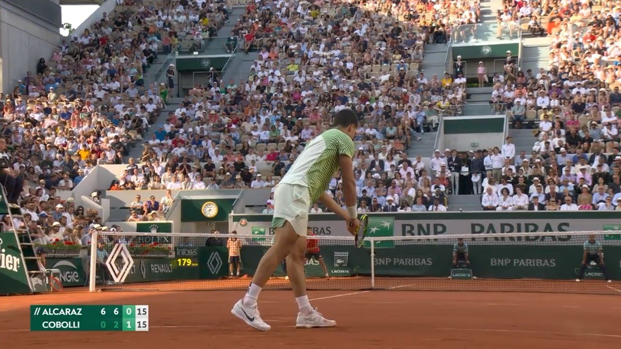 Carlos Alcaraz vs Flavio Cobolli Highlights French Open 2023 - ROLAND ...