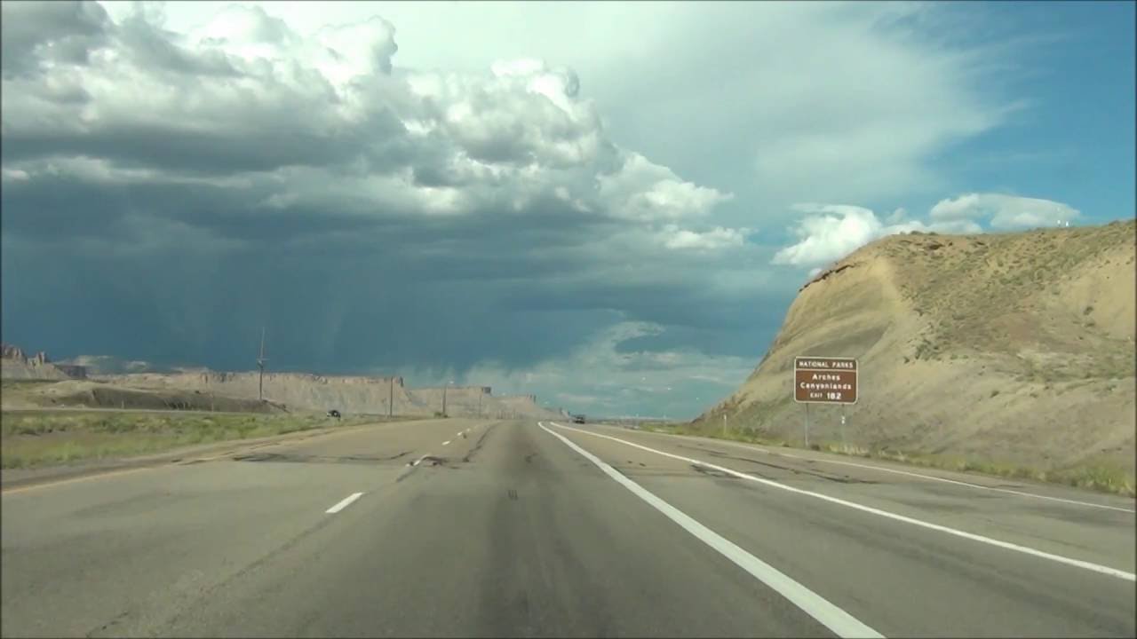 Utah - Interstate 70 East - Mile Marker 180 to 200 - YouTube