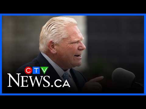 Premier Ford says its time to turn down the temperature after war of words with U.S. President Trump
