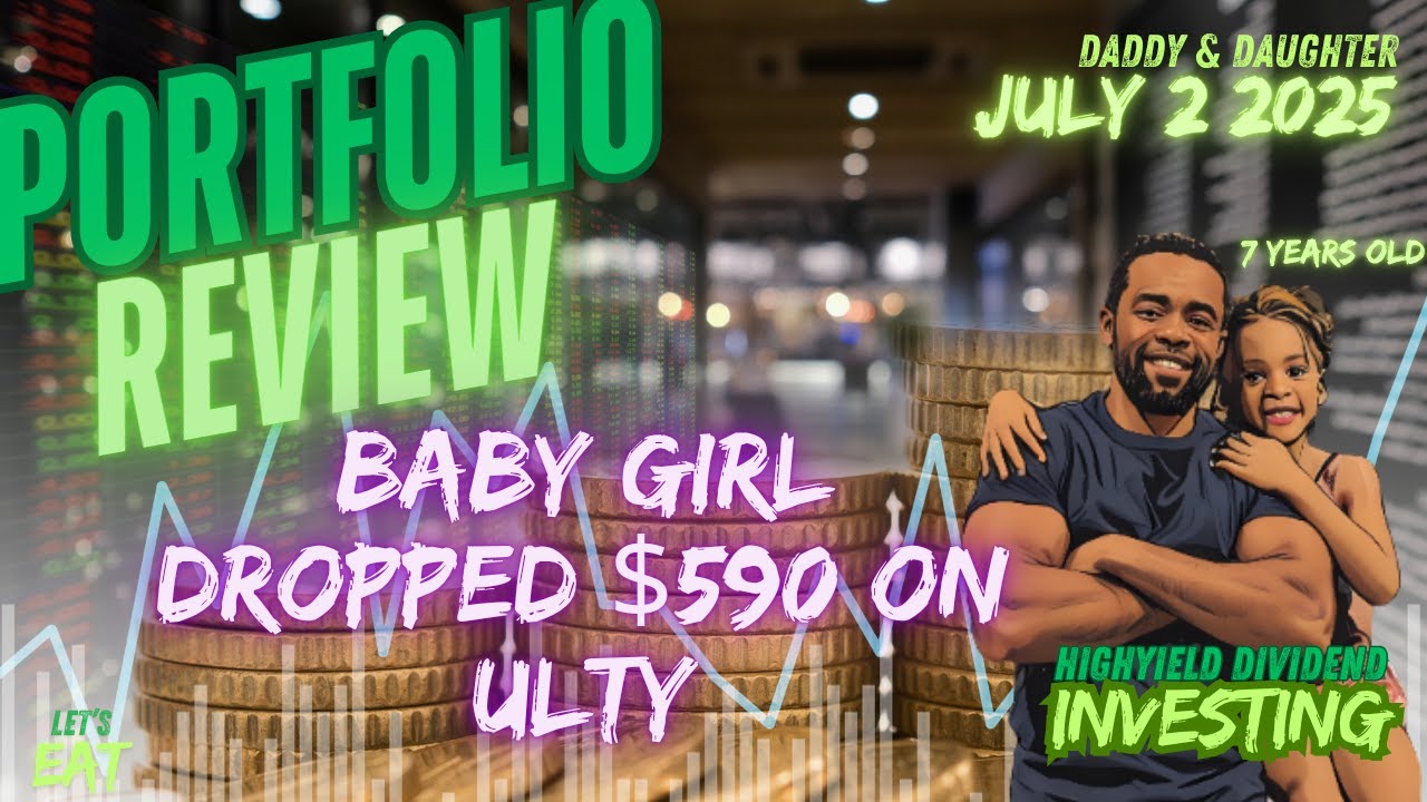 Daddy Daughter Portfolio Review: Baby Girl Dropped $590 On ULTY - YouTube