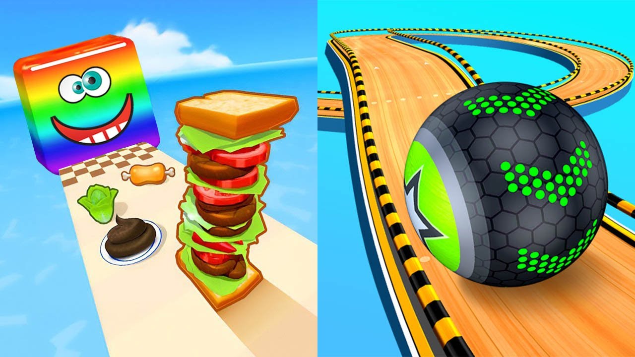 Going Balls VS Sandwich Rolling Ball BIG UPDATE Max 6789 LVL Top Tiktok ...