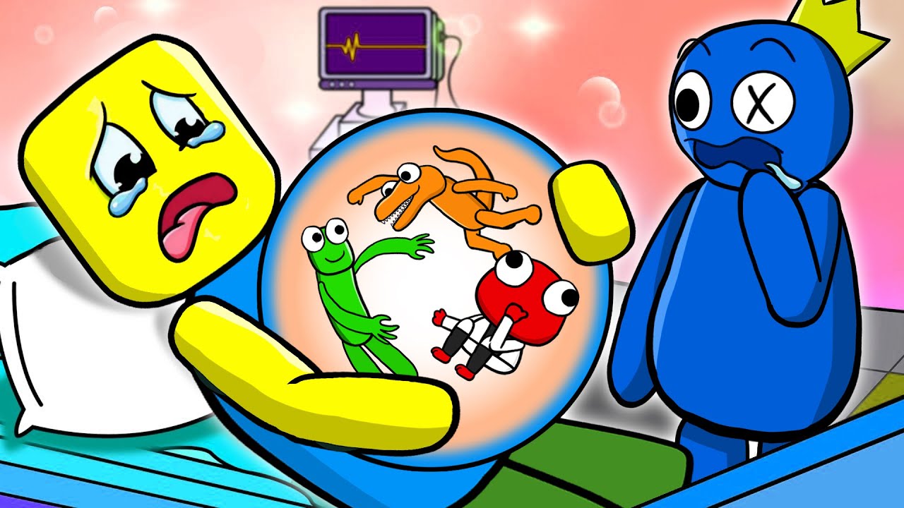 Noob Have a Baby | Noob Sad Story | Roblox Rainbow Friends Animation ...
