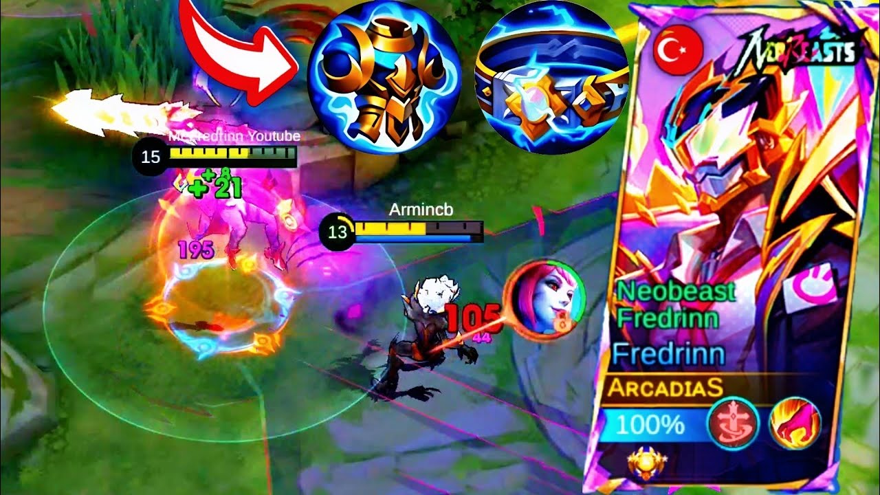 "Fredrinn Global 1" Push! NEW BUILD!🥰 Fredrinn Best Build and Emblem ...