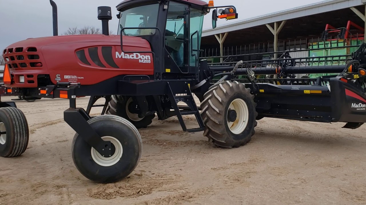 BigIron Online Auctions, 2014 MacDon M205 With D65-D Draper Header ...