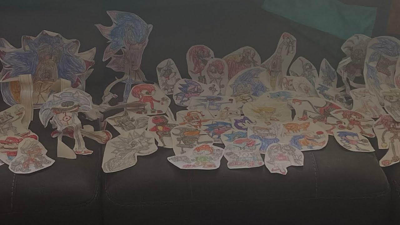 My whole sonic.EXE collection papers in Mario EXE - YouTube