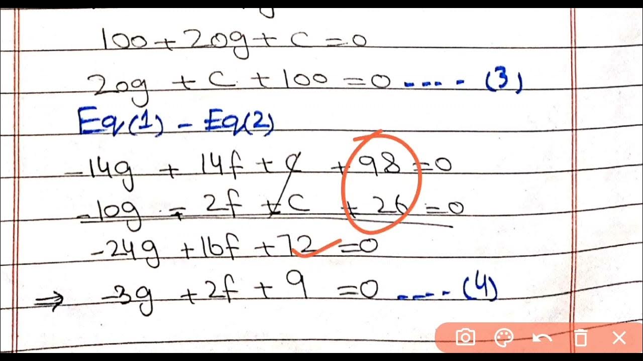 A(-7,7), B(5,-1), C(10,0)|Math 12 Ch 6 Ex.6.1 Q No.3(b)Find equation ...
