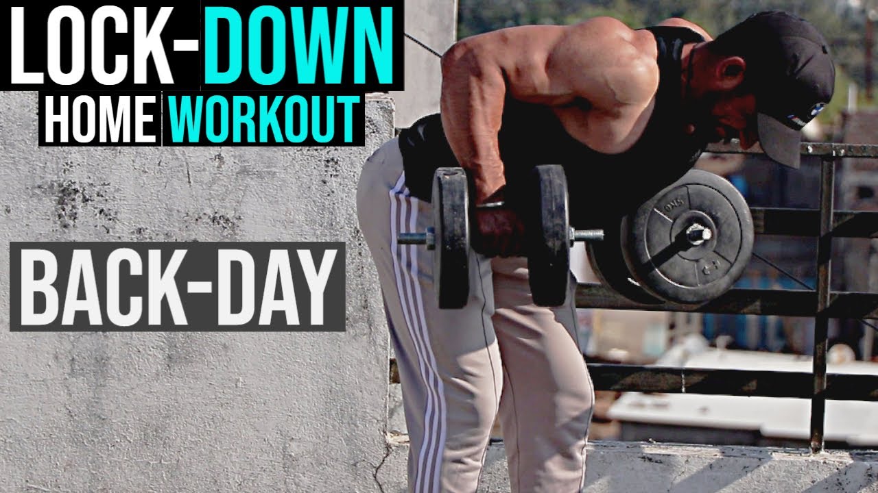 Home Workout - BACK DAY !! - YouTube