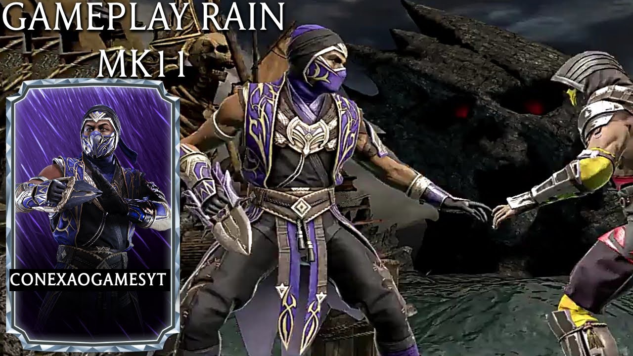 Saiu a Gameplay Completa do Rain MK11. Vamos analisar. MK Mobile. - YouTube