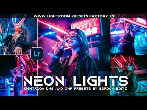 How To Edit Professional Neon Lights Photography | Lightroom Neon ...