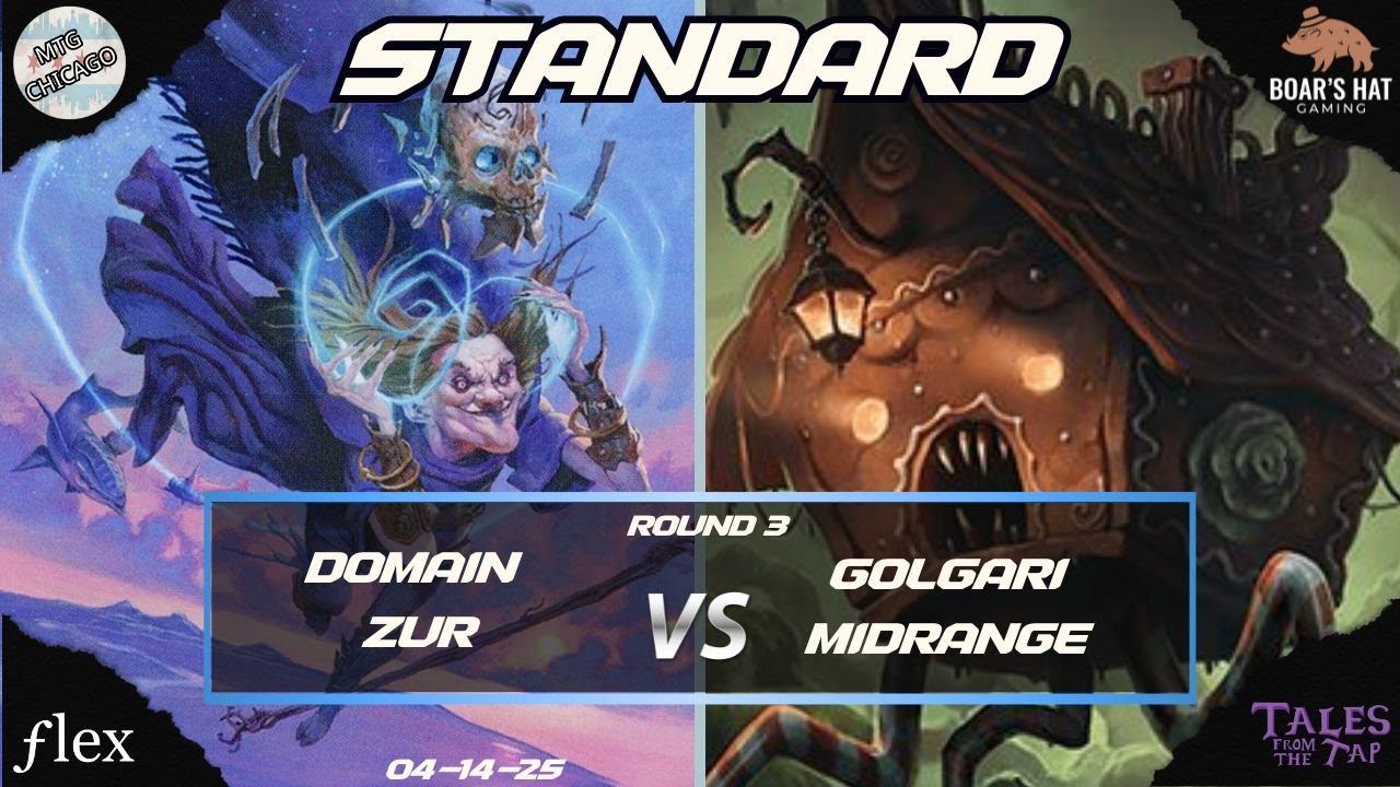 Domain Zur VS Golgari Midrange [MTG Standard Round 3] - YouTube
