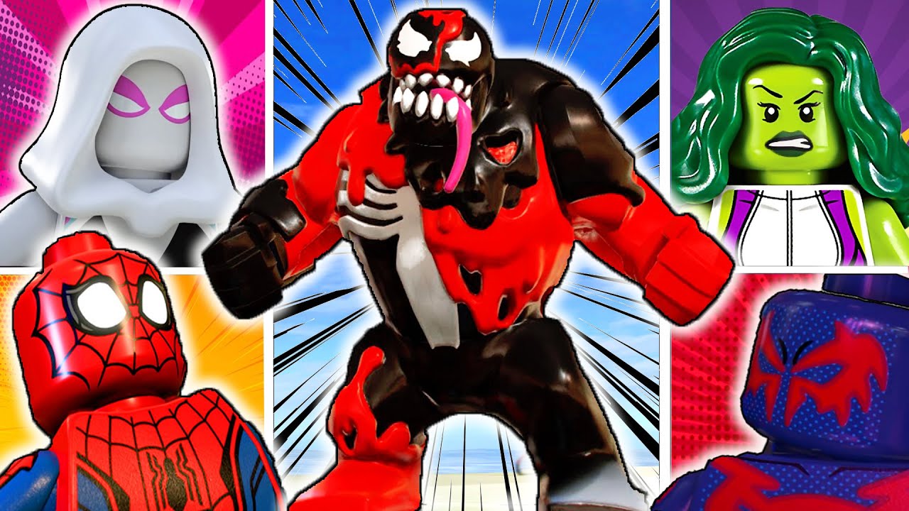 Lego Marvel Super Heroes 2 Carnom VS SPIDERMAN Boss Final Fight comics ...