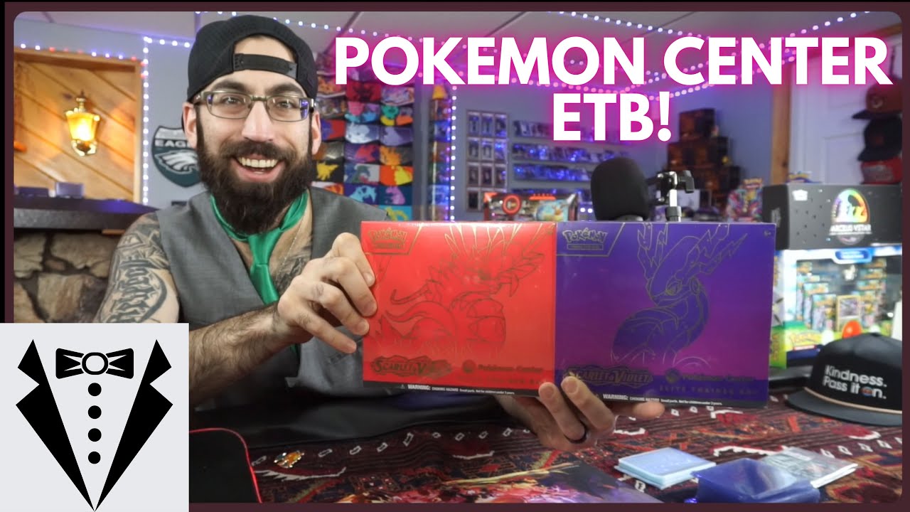 What is inside the Pokémon Center ETB for Scarlet and Violet? - YouTube