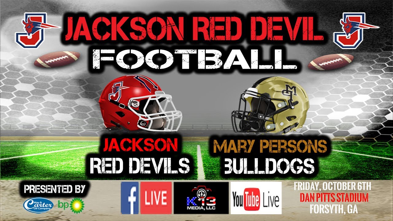 Jackson Red Devil Football @ Mary Persons - YouTube