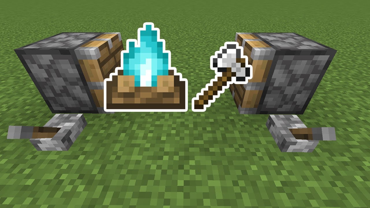 soul camfire + axe = ?? minecraft - YouTube