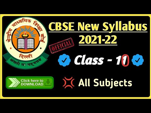 Class 10 Cbse Term 1 Syllabus | Syllabus released by Cbse | class 10 ...