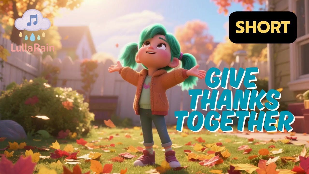 Give Thanks Together | Thanksgiving Song for Kids | LullaRain ...