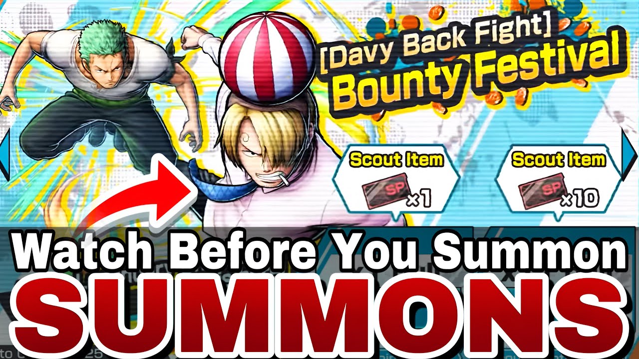 New Davy Back Fight Sanji Summons(Worth It?) | One Piece Bounty Rush ...